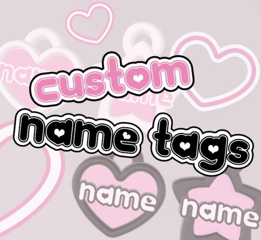 Custom Name Tag Charm, for Fursuit/therian/petplay Collar - Etsy