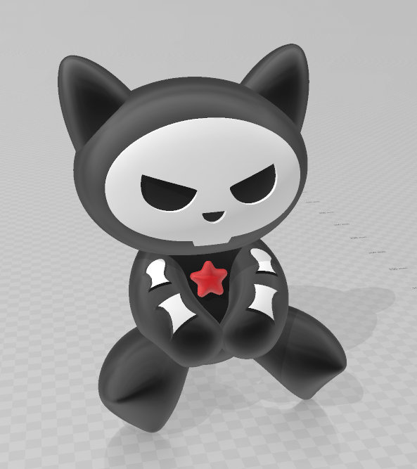 Made to Order: Skelanimals Kit the Cat angry Earrings - Etsy