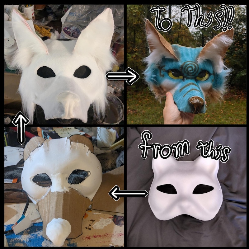 Custom Therian Mask Foxs - Etsy UK