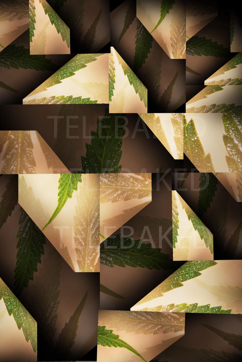 Abstract Marijuana Art for Digital Frame or Print / Design for ...
