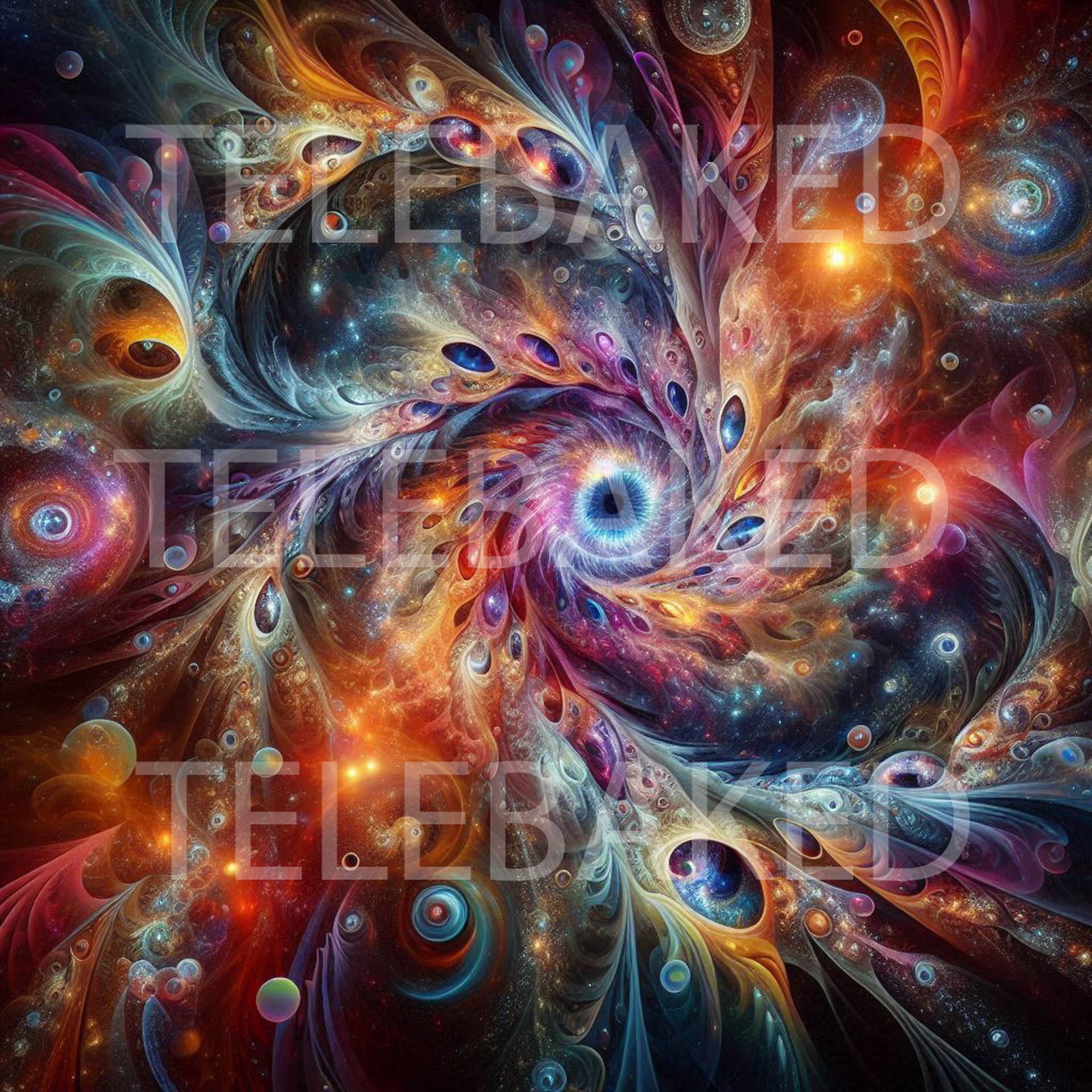 Svg Png Jpg Pdf / Abstract Digital Art / Digital Frame Art / Colorful ...