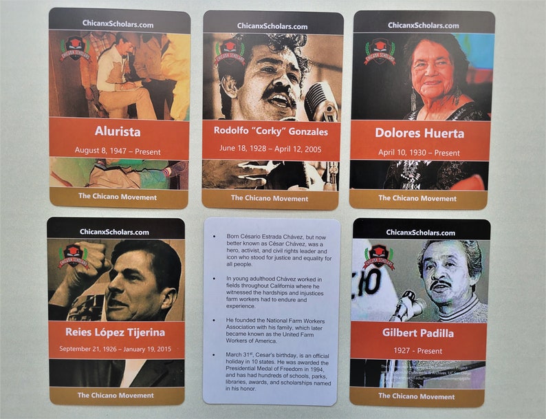 CHICANO, HISTORY Books, Flash CARDS, Hispanic Heritage Month Bulletin ...