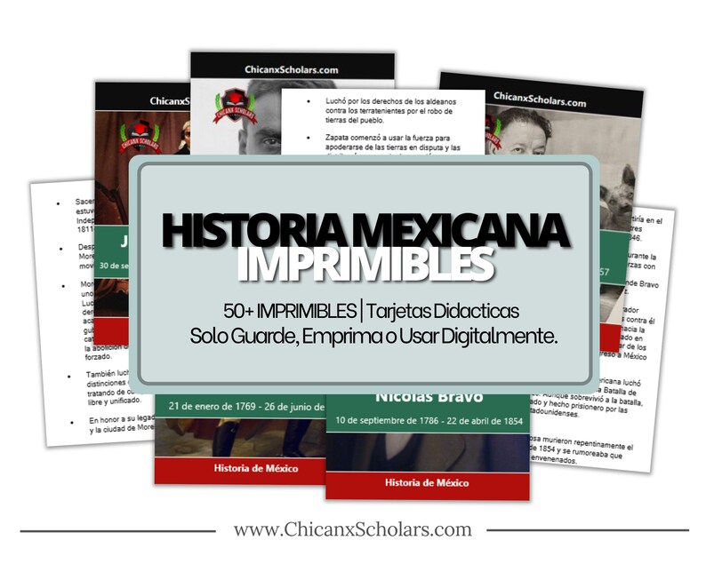 50+ Historia De Mexico Imprimibles | Tarjetas Didacticas | Prueba Y ...