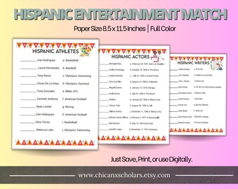 BULLETIN BOARDS, GAMES for Adults, Hispanic Heritage, Digital Download ...