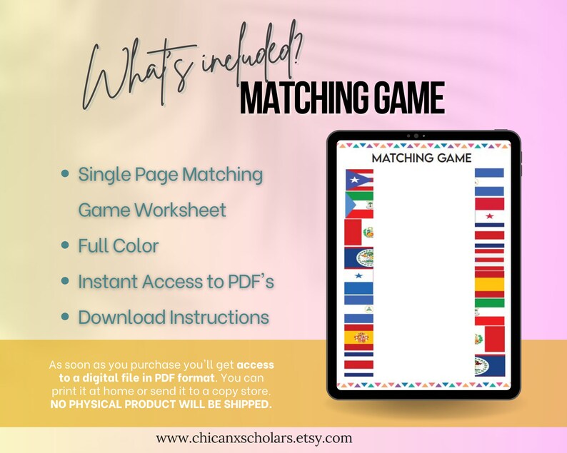 Hispanic Heritage Matching Worksheet | Latino History Matching Games ...