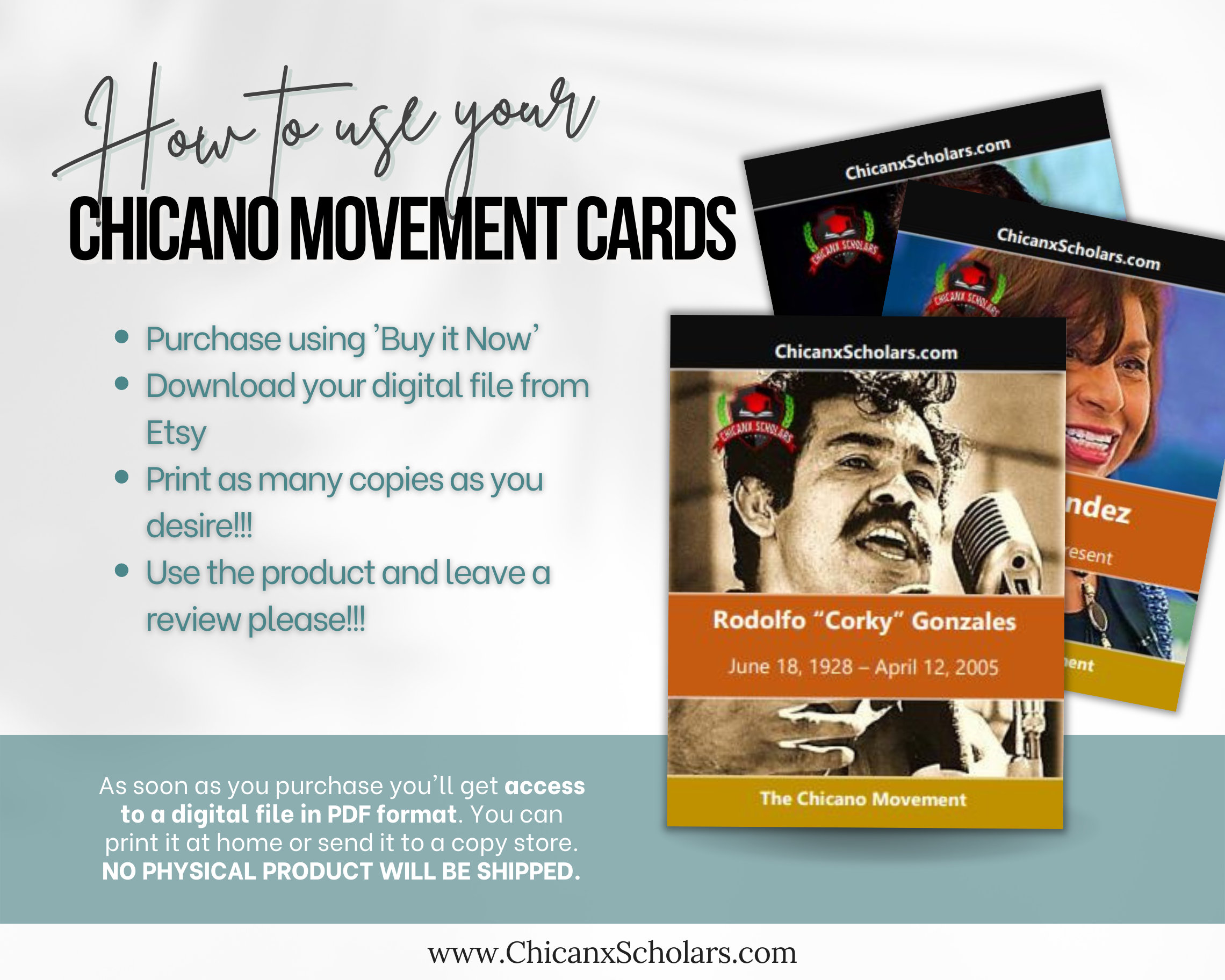 50+ Chicano Movement Cards | Quiz & Answer Key Included | Cesar Chavez ...