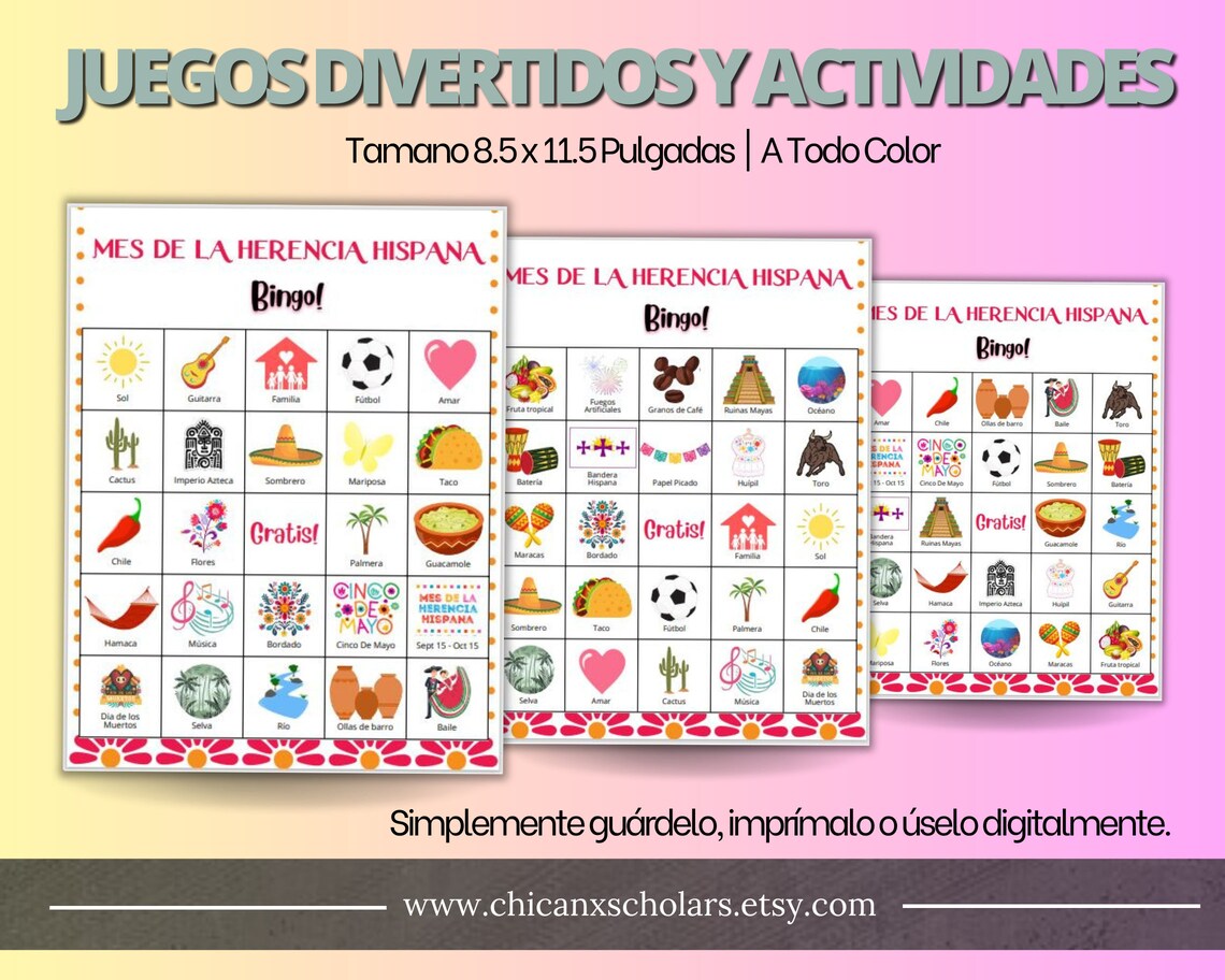 JUEGOS Para Adultos, Herencia Hispana, Lotería Digital, Descargar ...