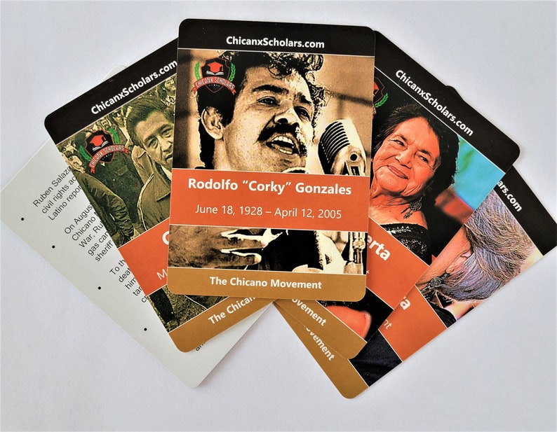 CHICANO, HISTORY Books, Flash CARDS, Hispanic Heritage Month Bulletin ...