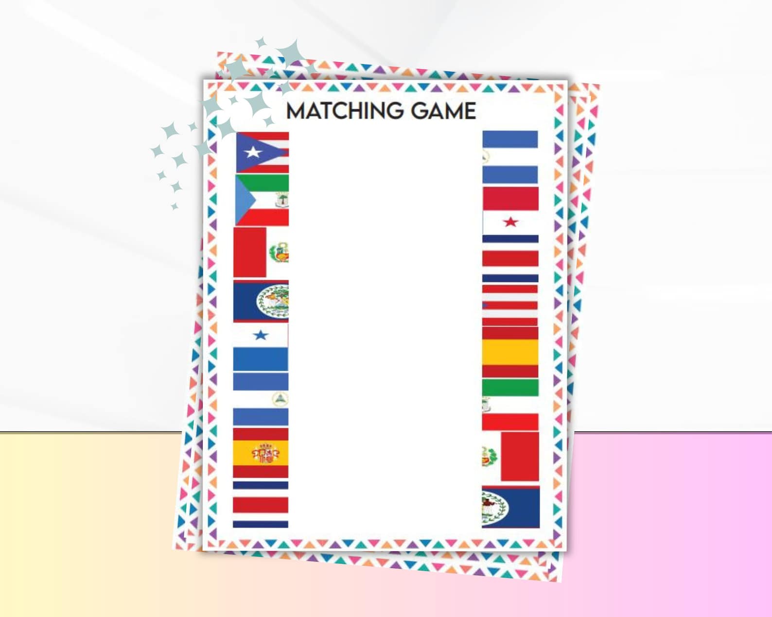 Hispanic Heritage Matching Worksheet | Latino History Matching Games ...