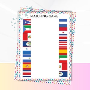 Hispanic Heritage Matching Worksheet | Latino History Matching Games ...