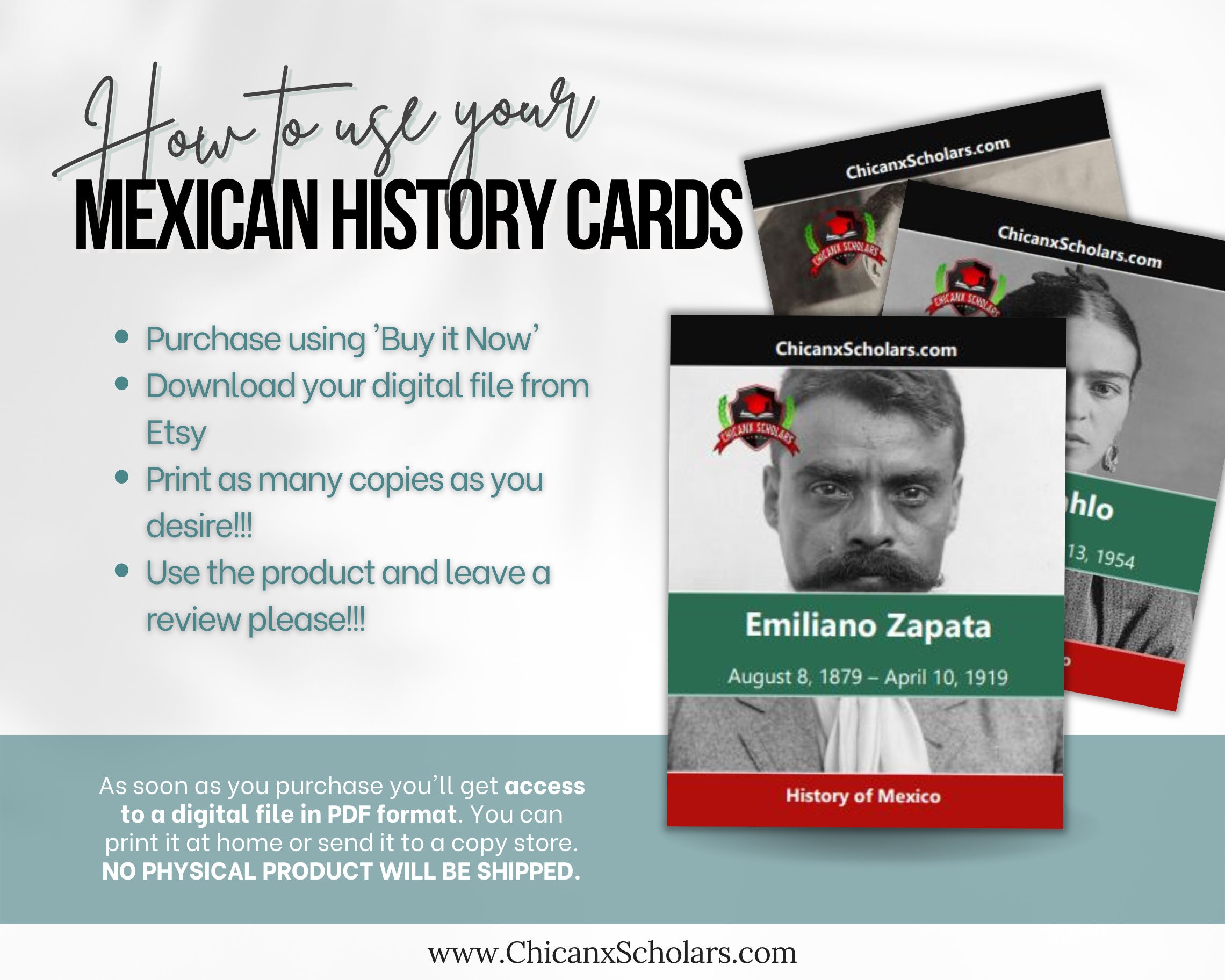 50+ Mexican History Cards | Quiz & Answer Key Included | Hispanic ...