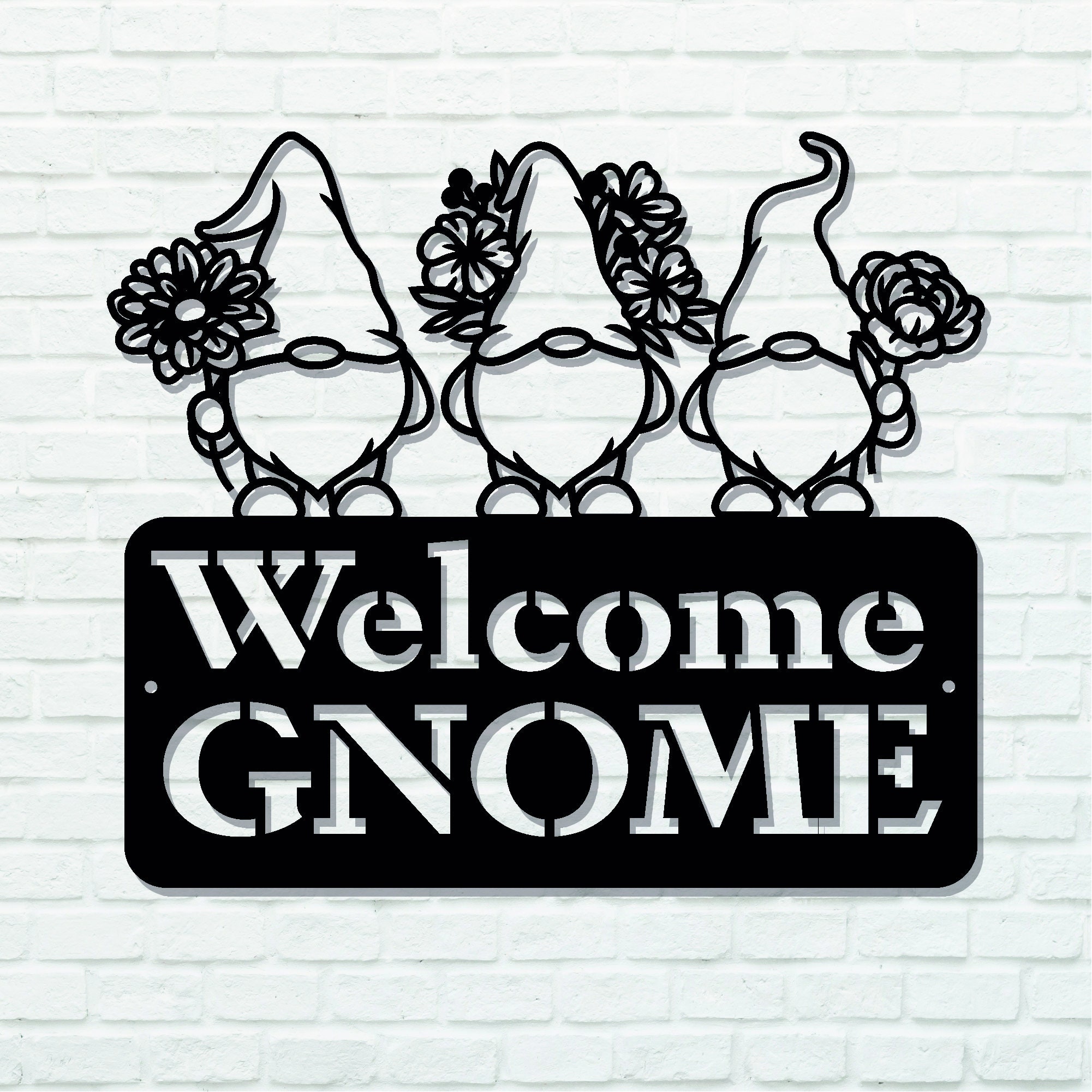 Gnomes Welcome Signs, Welcome Gnome, Gnome Sweet Gnome, Welcome Door ...
