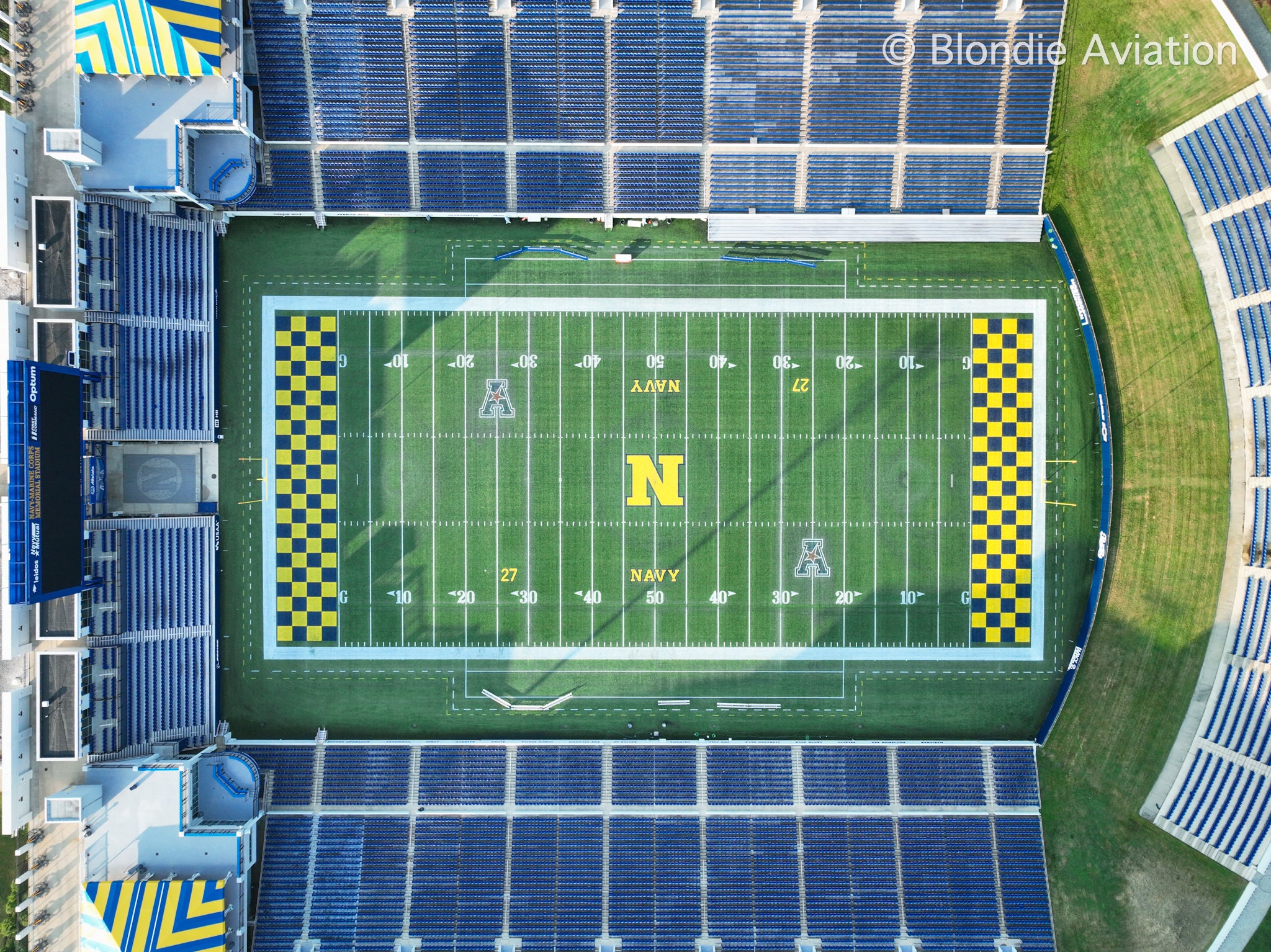 Topdown View of the Navy-marine Corps Stadium - Etsy