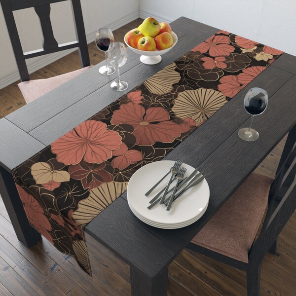 Japanese Table Runner - Etsy