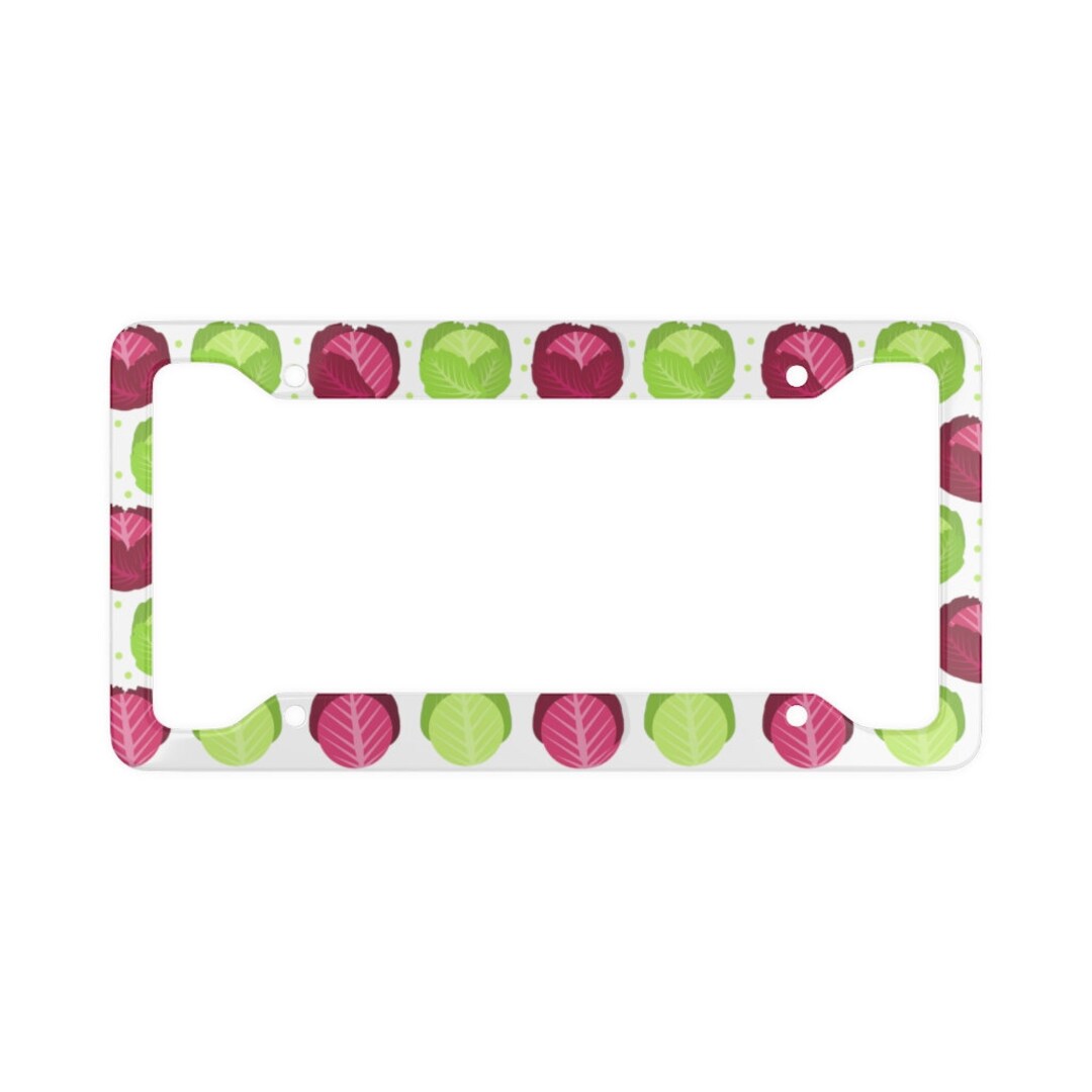 Oktoberfest Themed Cabbage License Plate Frame - Etsy