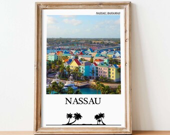 Nassau Travel Poster - Etsy