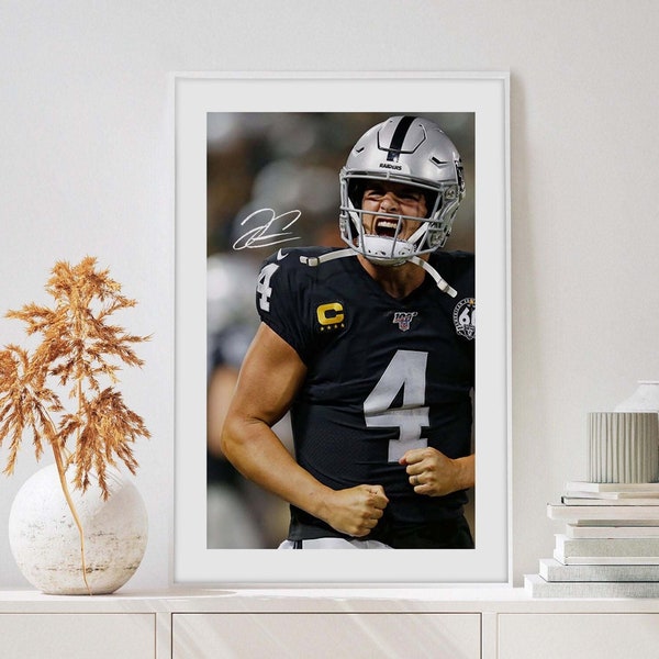 Derek Carr Autograph - Etsy