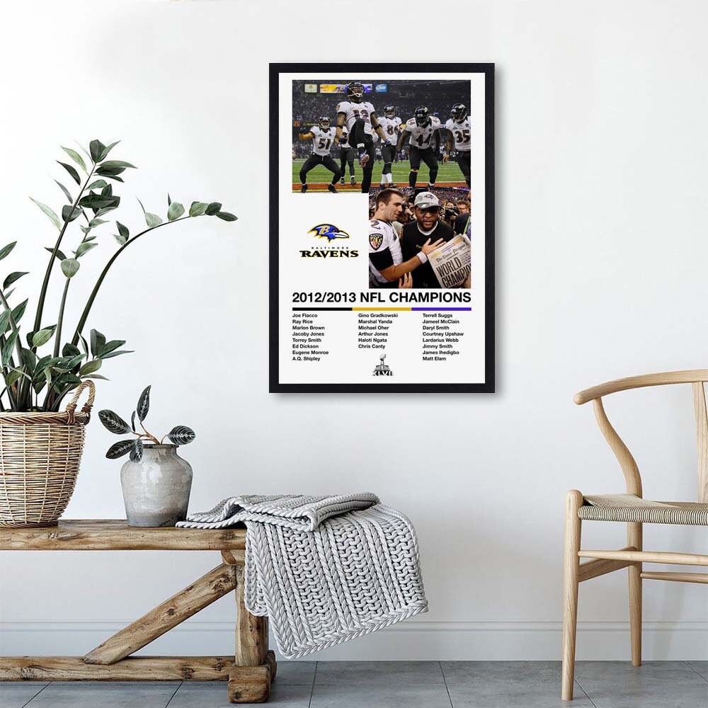 Affiche du Superbowl XLVII 2013 des Ravens de Baltimore NFL baltimore ...