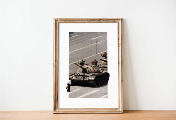 Tiananmen Square Tank Man Poster