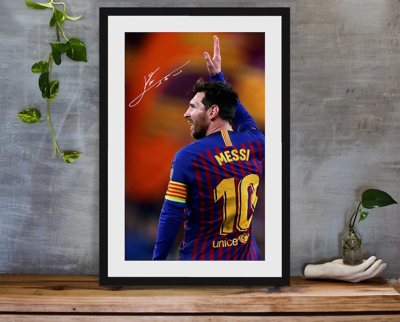Lionel Messi FC Barcelona Poster Messi Poster Barcelona Poster ...
