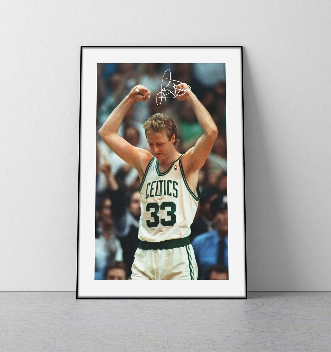 Larry Bird Poster Larry Bird Boston Celtics Poster Larry Bird Wall Art ...