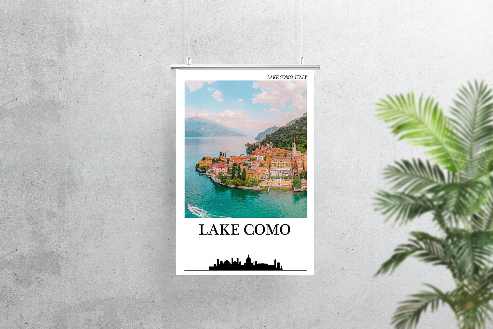 Lake Como Poster Italy Lake Como Poster Lombardy Lake Como - Etsy