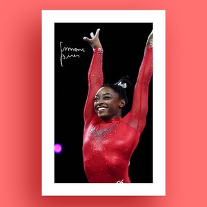 Simone Biles Poster Simone Biles Print Gymnastics Poster - Etsy