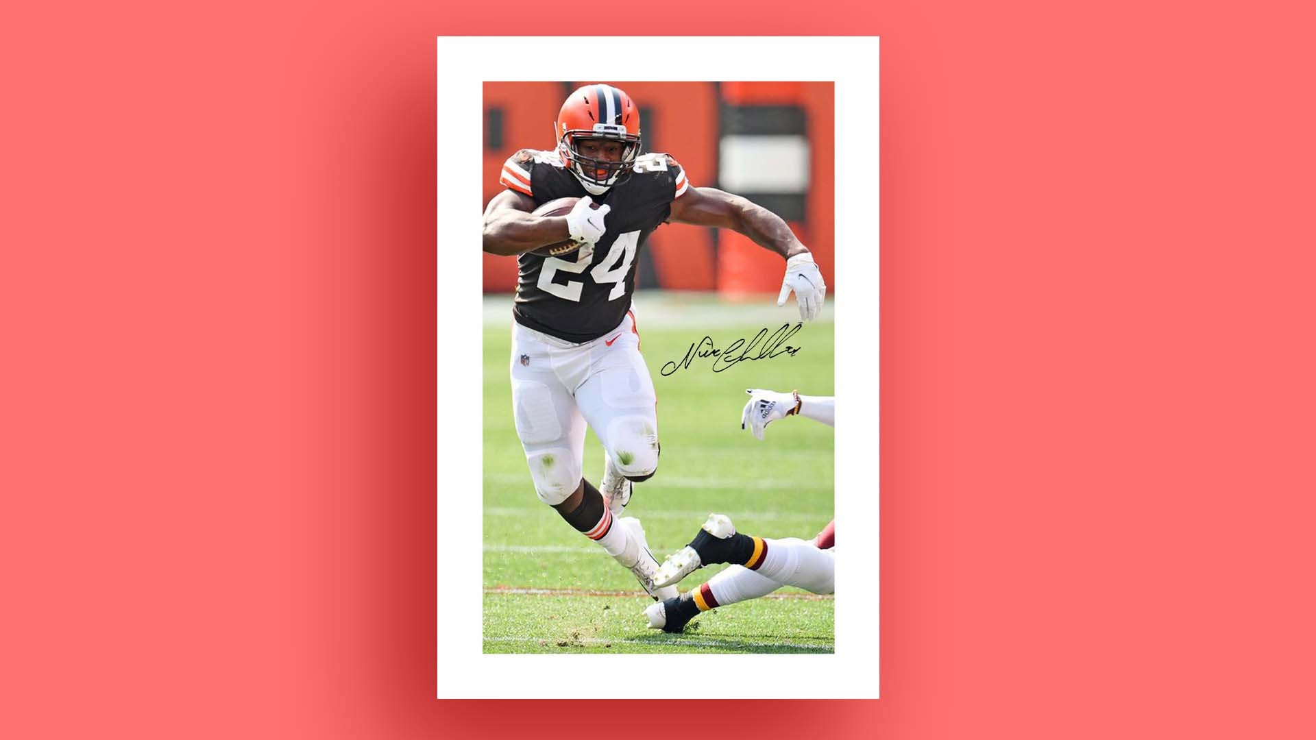 Nick Chubb Cleveland Browns Poster Nick Chubb Print - Etsy