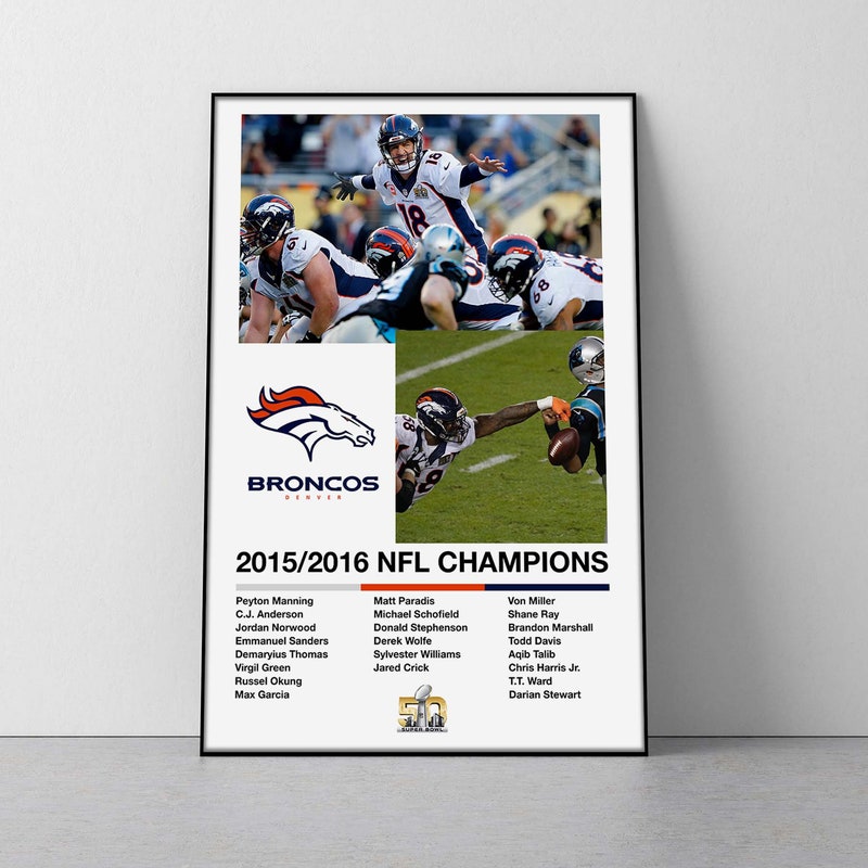 Denver Broncos Posters - Etsy