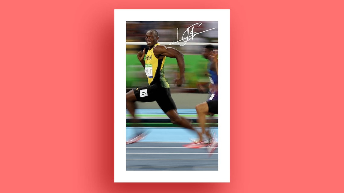 Usain Bolt Poster Usain Bolt Print London Olympics Poster Usain Bolt ...