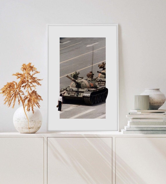 Tiananmen Square Tank Man Poster