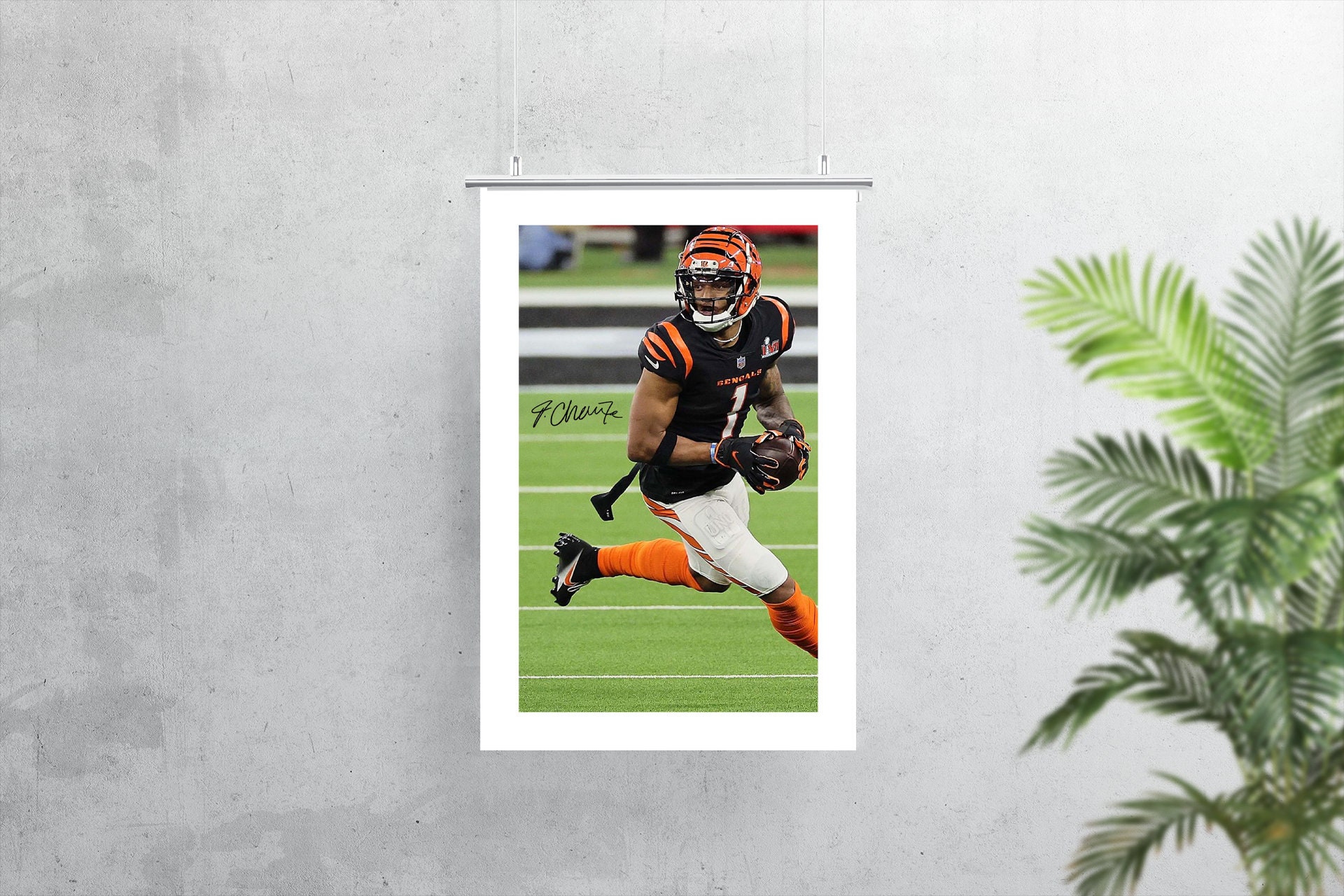 Ja'marr Chase Cincinnati Bengals Poster Jamarr Chase Poster Cincinnati ...