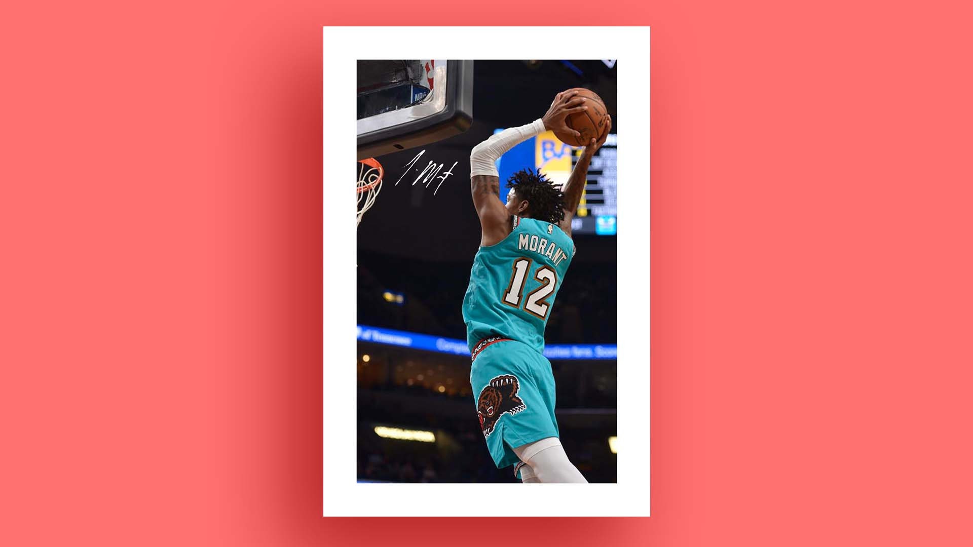 Ja Morant Grizzlies Poster Ja Morant Memphis Grizzlies Poster Ja Morant ...