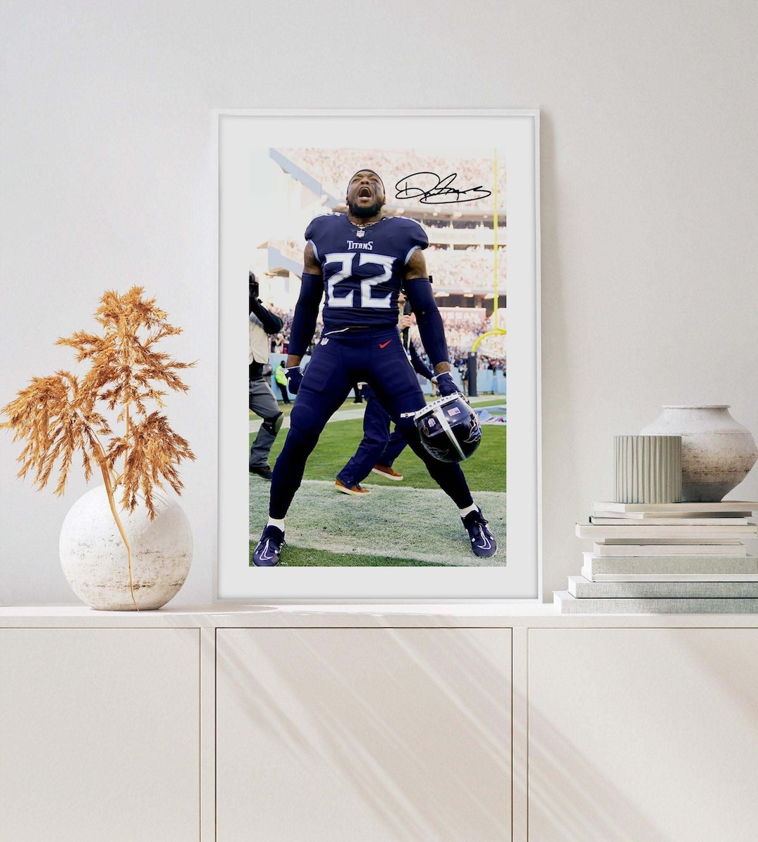 Derrick Henry Poster Derrick Henry Tennessee Titans Poster Tennessee ...