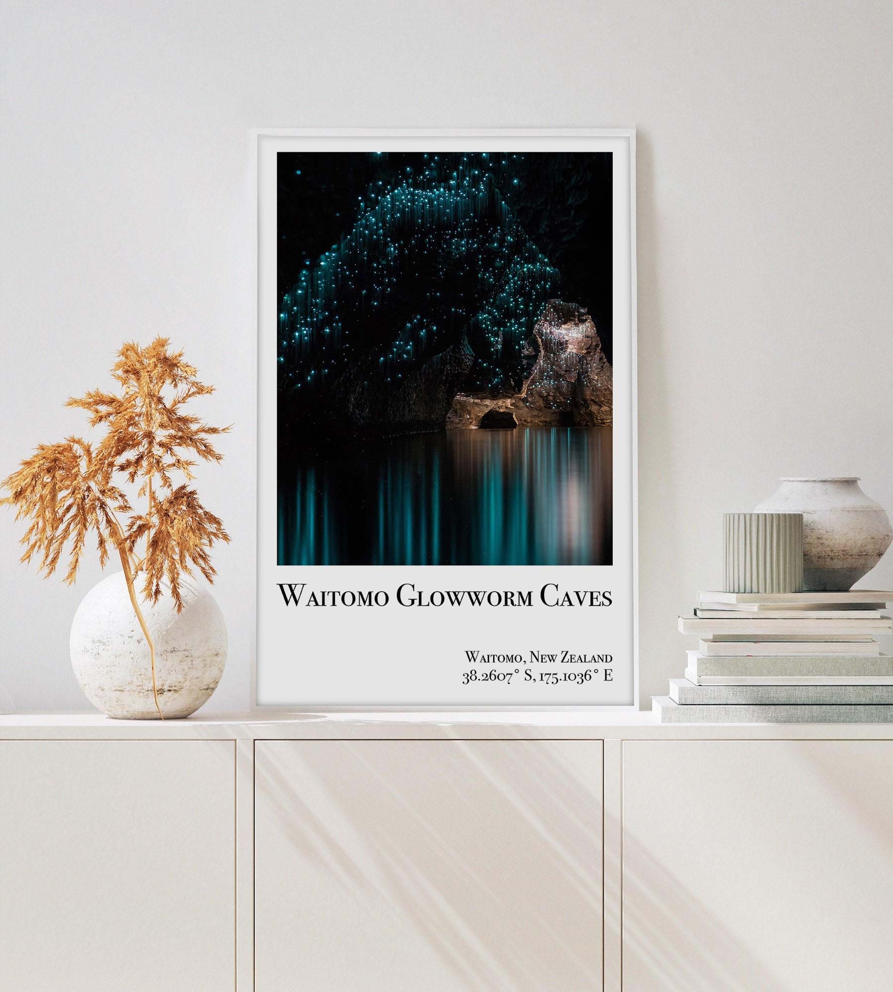 Waitomo Glowworm Caves New Zealand Poster Waitomo Glowworm - Etsy