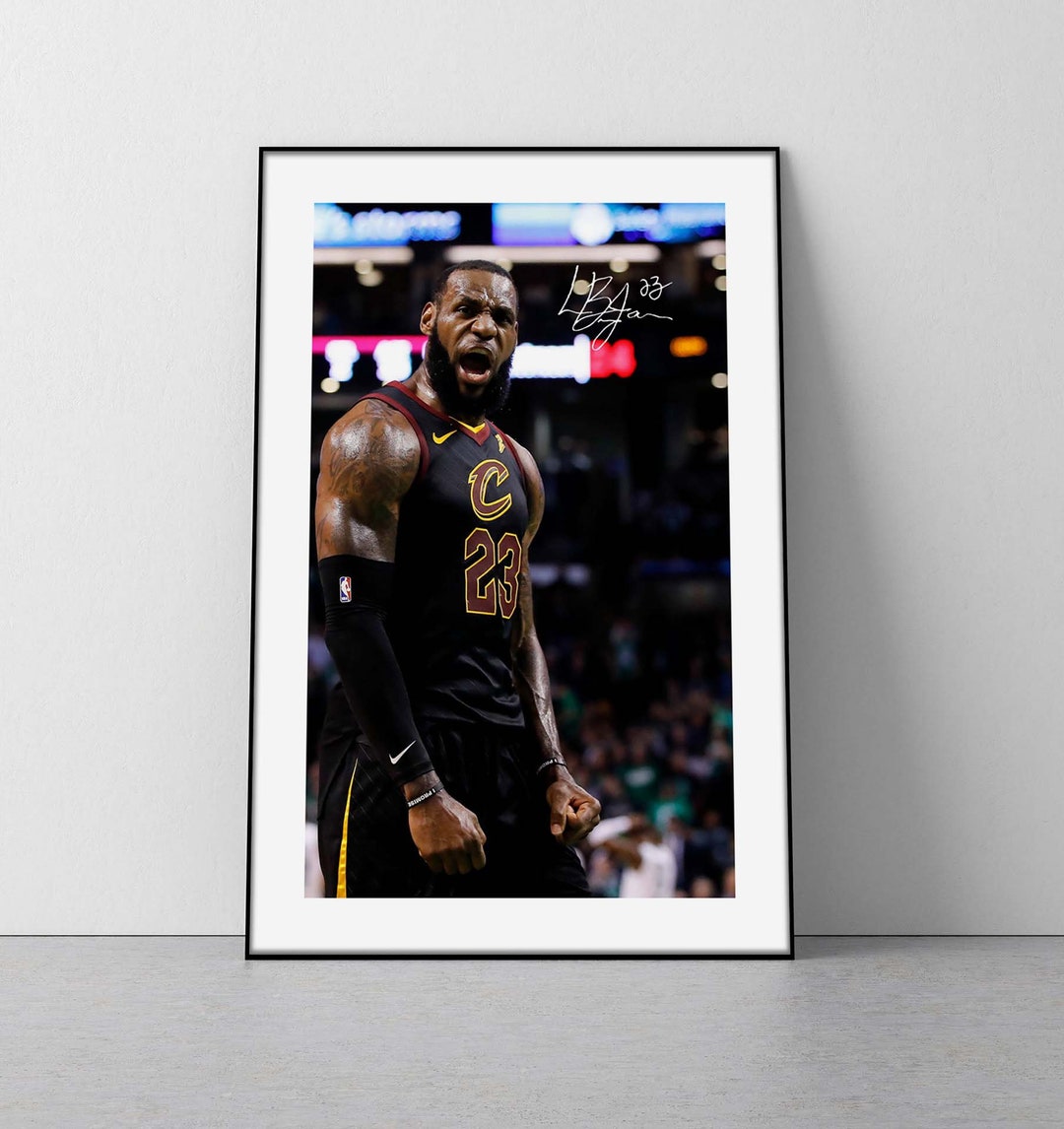 Lebron James Cleveland Cavaliers Poster Lebron James Cleveland ...