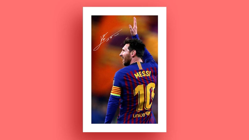 Lionel Messi FC Barcelona Poster Messi Poster Barcelona Poster ...
