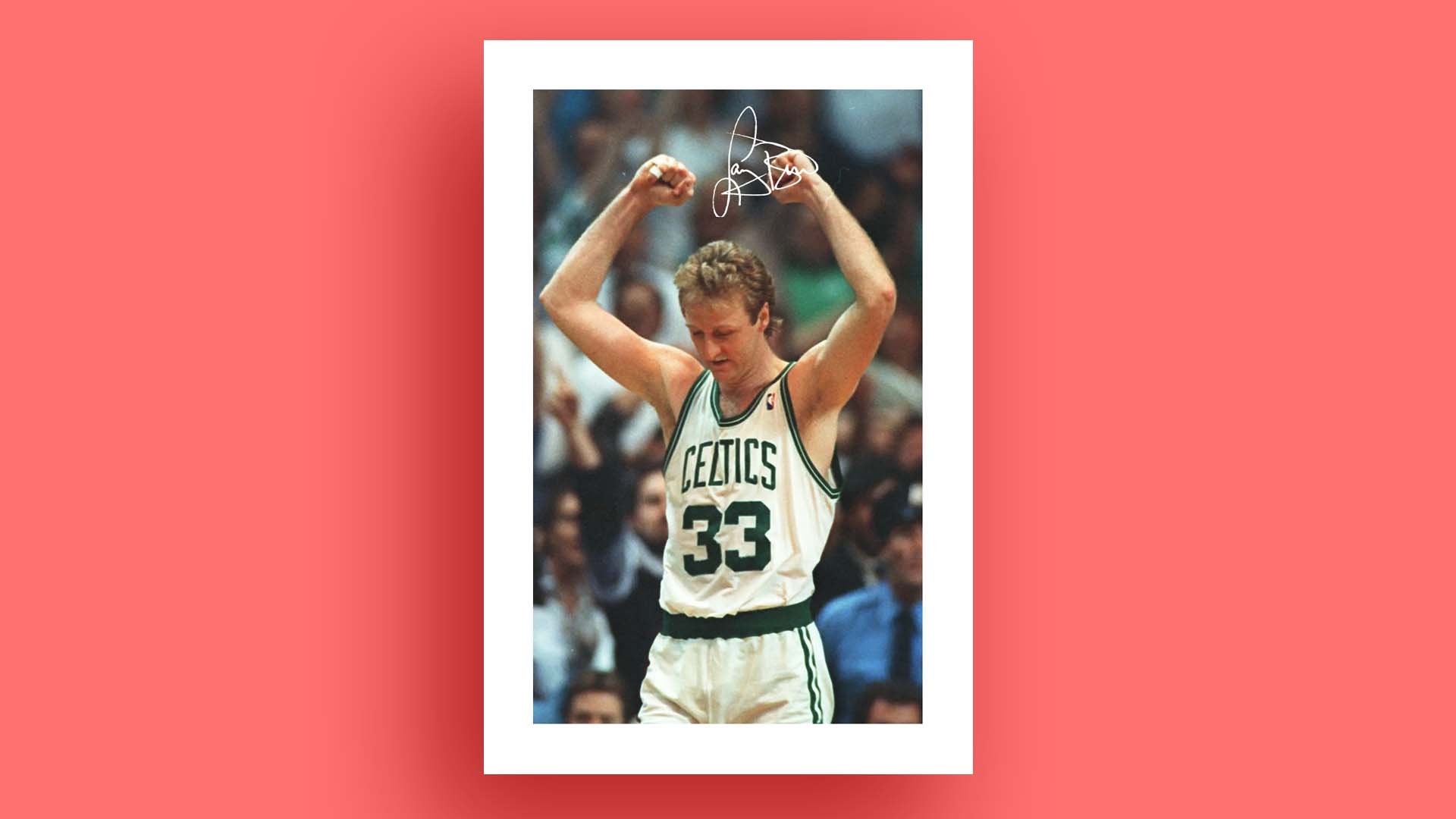Larry Bird Poster Larry Bird Boston Celtics Poster Larry Bird Wall Art ...