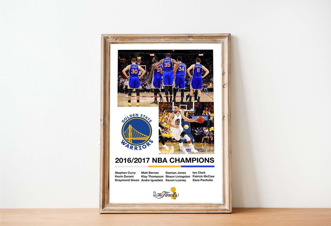 Golden State Warriors 2017 NBA Champions affiche golden state warriors ...