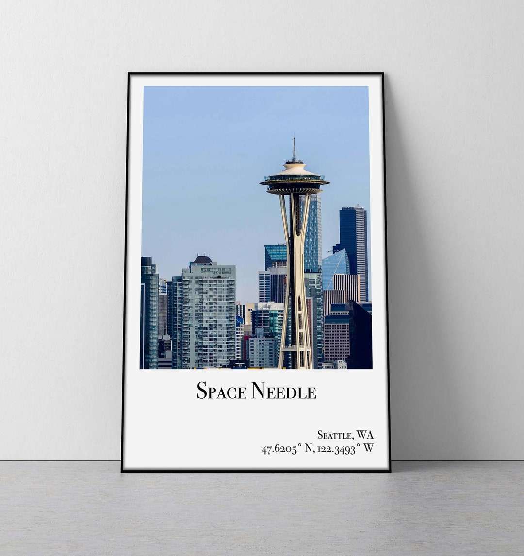 Seattle Space Needle Poster Seattle Space Needle Print Seattle ...