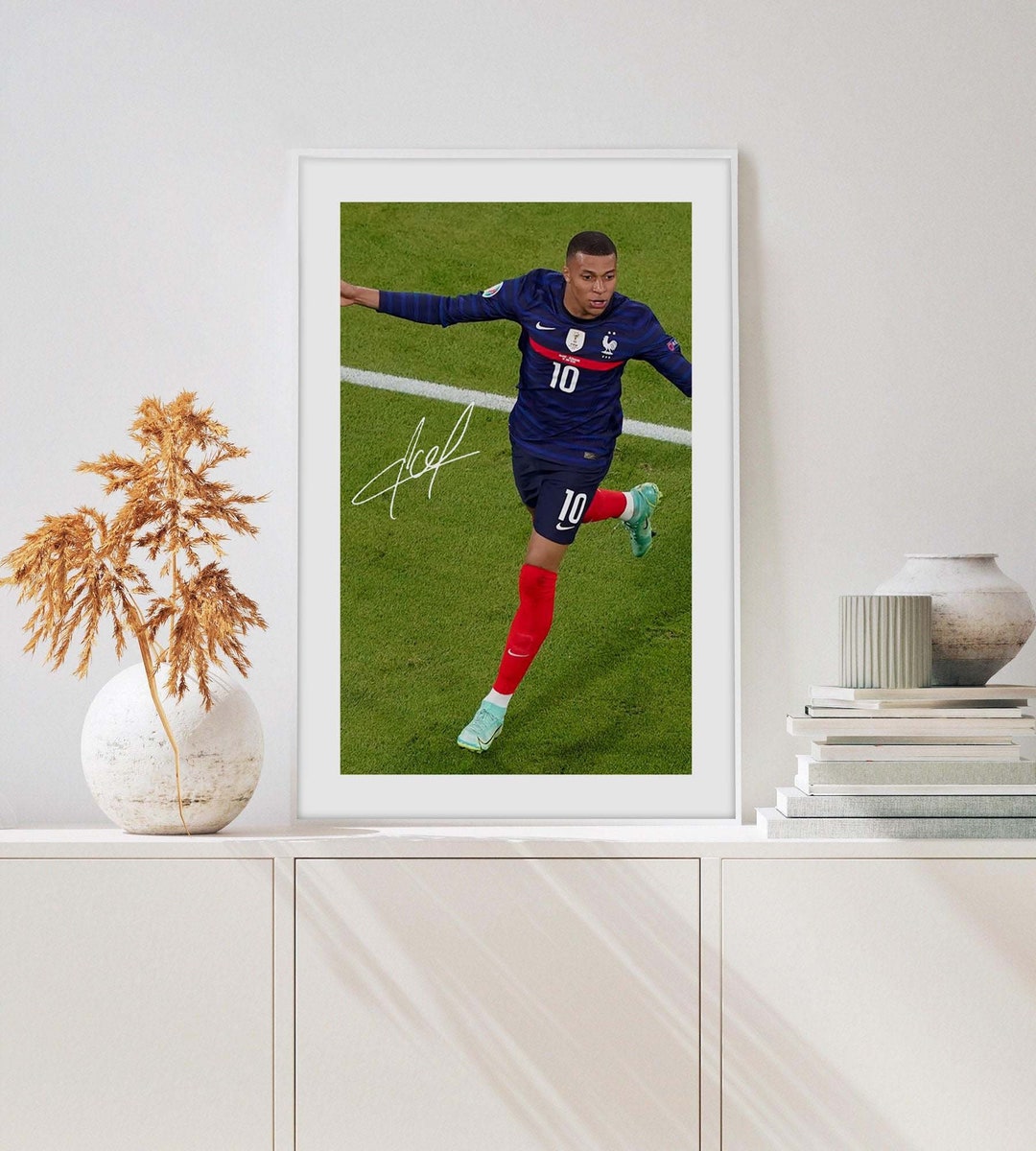 Kylian Mbappé Paris Saint-germain Poster Mbappé Poster PSG Poster ...