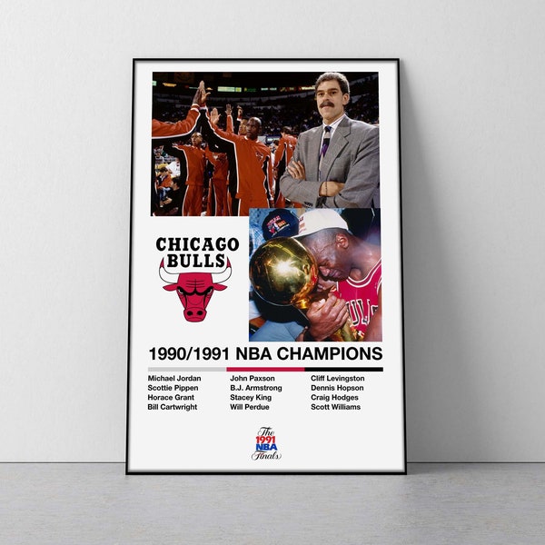 Chicago Bulls Poster - Etsy