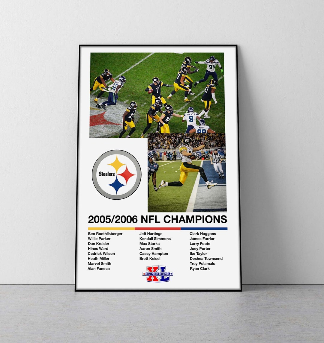Pittsburgh Steelers NFL 2006 Superbowl XL affiche pittsburgh - Etsy France