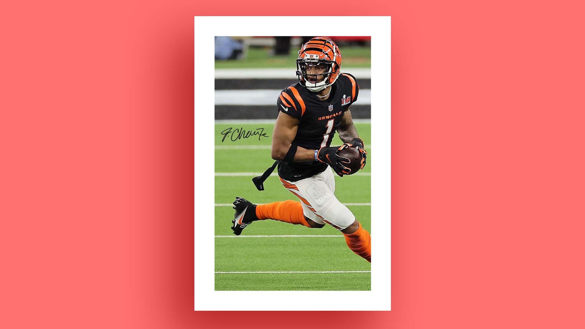 Ja'marr Chase Cincinnati Bengals Poster Jamarr Chase Poster Cincinnati ...