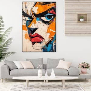 Graffiti-style Face Art | Abstract Urban Digital Painting | High ...