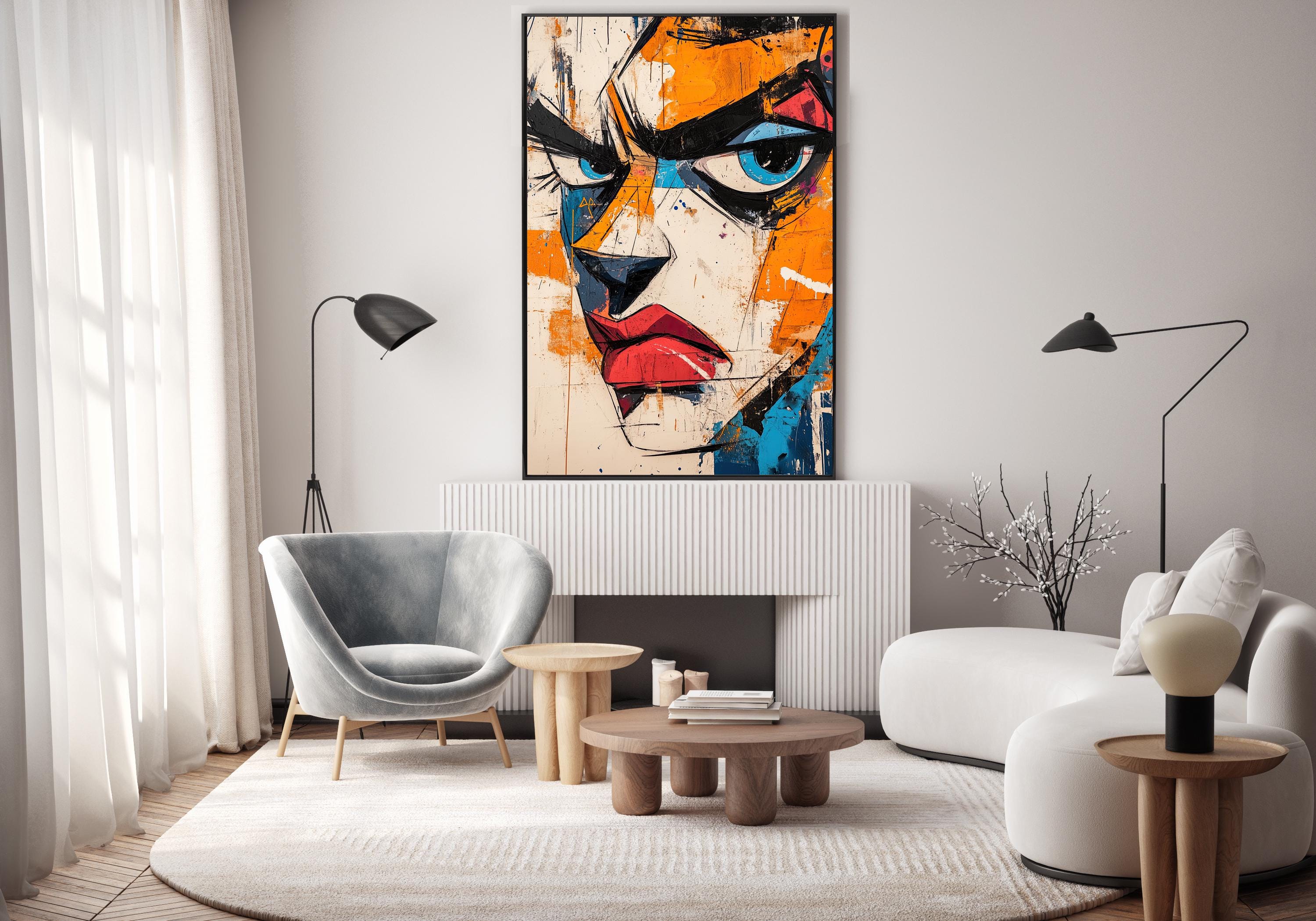 Graffiti-style Face Art | Abstract Urban Digital Painting | High ...