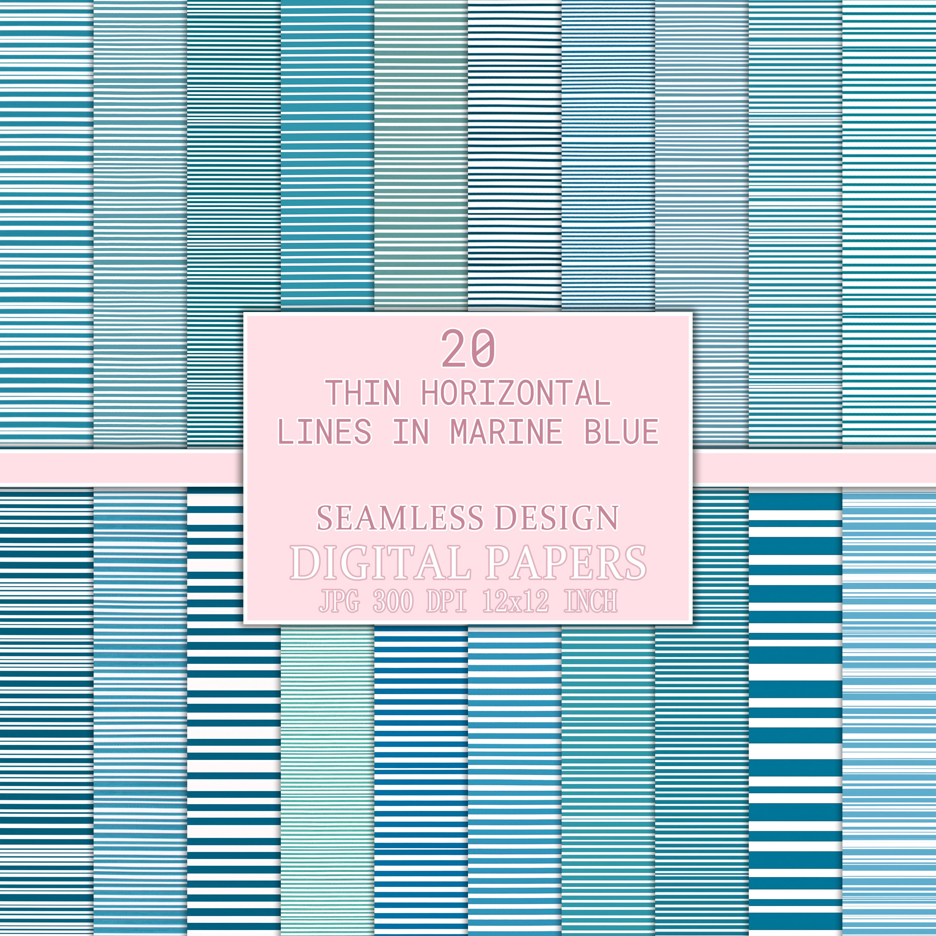 Thin Horizontal Line Pattern