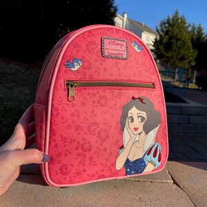 Loungefly Rhinestoned Snow White Mini Backpack - Etsy