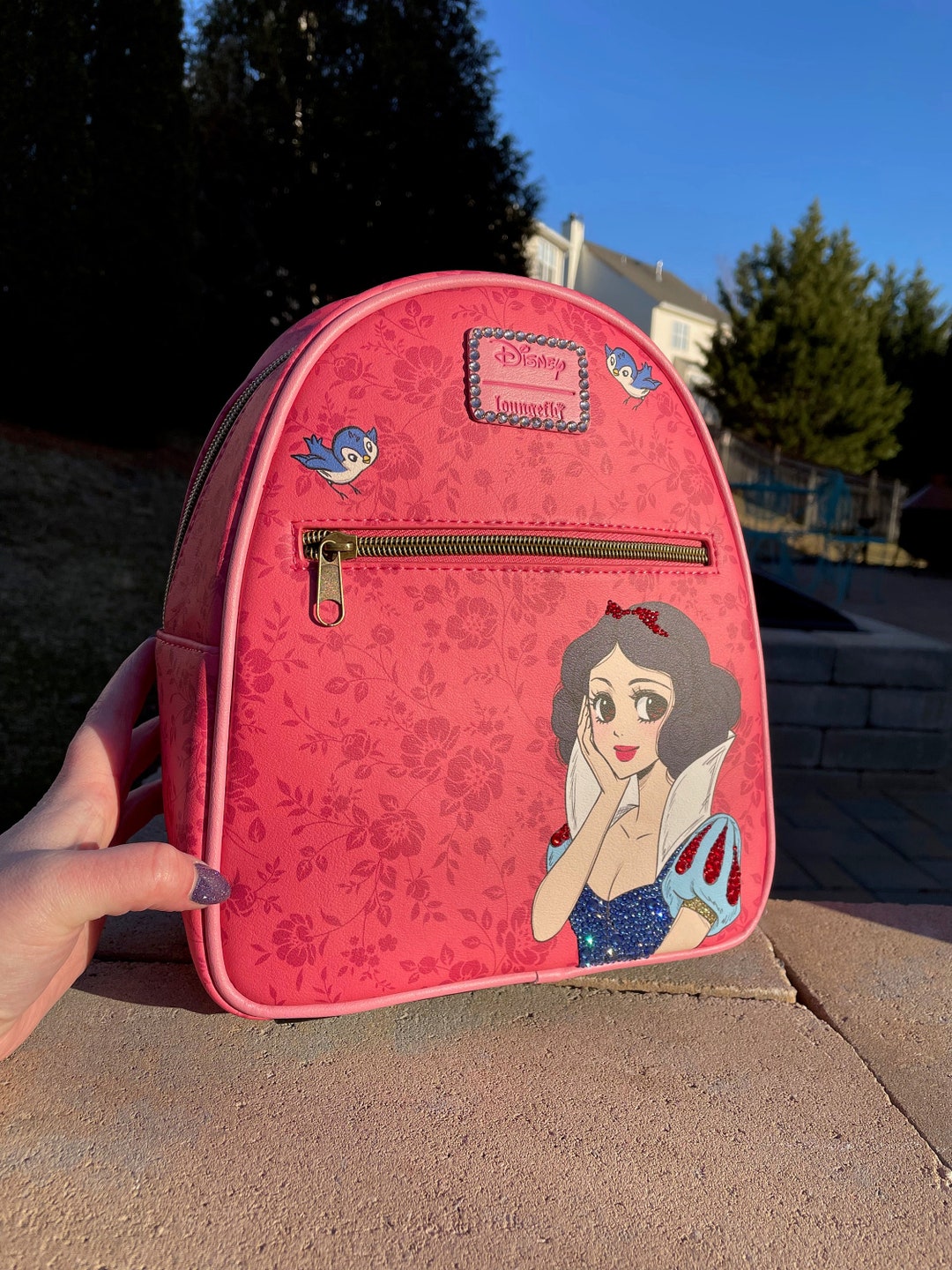 Loungefly Rhinestoned Snow White Mini Backpack - Etsy