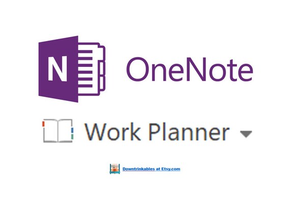 Onenote Digital Work Planner to Organize Your Career - Etsy